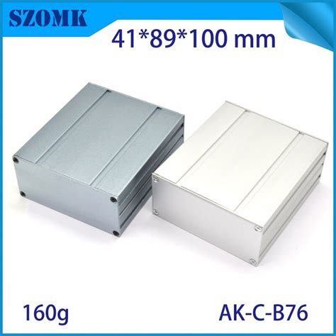 10 Pcs 많은 전자 프로젝트 사용자 정의 알루미늄 상자 알루미늄 접합 상자 Pcb 인클로저 프로젝트 악기 케이스case A