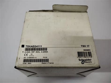 SCHNEIDER ELECTRIC TSXAEG4111 INPUT MODULE ANALOG At Rs 30000 In Bhavnagar