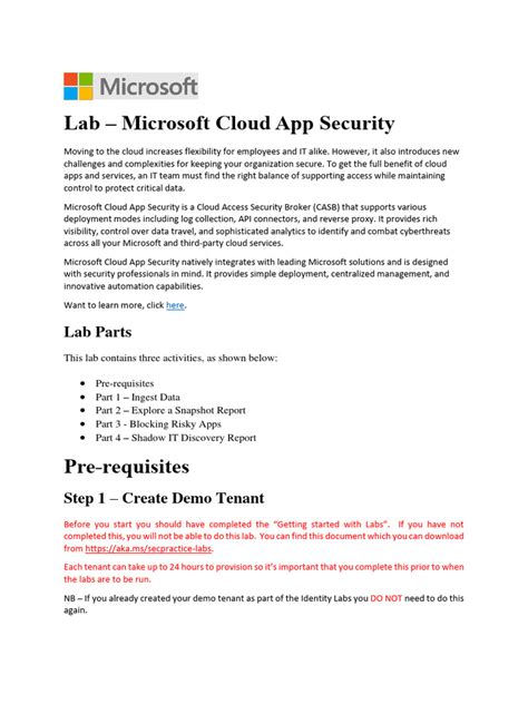 Lab5 Microsoft Cloud App Security Pdf Superuser User Computing