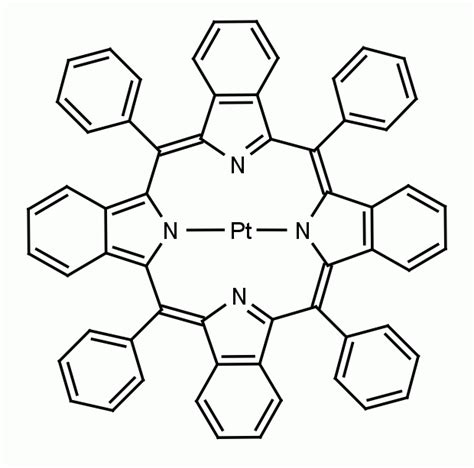 Pt Ii Meso Tetraphenyl Tetrabenzoporphine