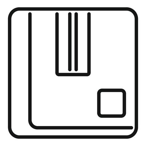 Parcel Scan Bar Code Icon Outline Vector Sign Pay Cell 38949819 Vector