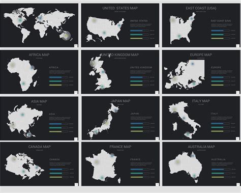 Editable Map Powerpoint Template World Map Powerpoint Fully Editable