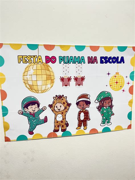 Painel Festa Do Pijama Educa Market