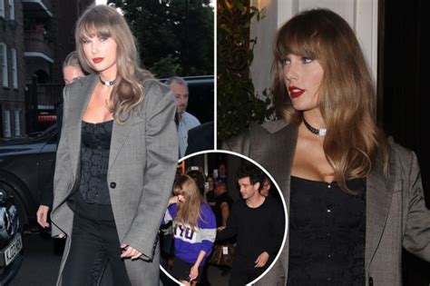 Taylor Swift Wears Revealing Corset During Girls Night In London With