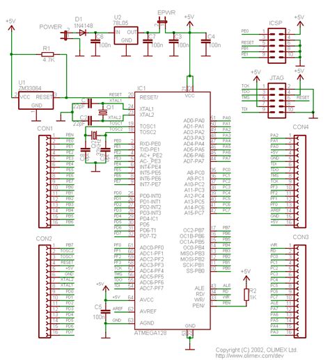 Header Board For Atmega128 Under Repository Circuits 29417 Next Gr