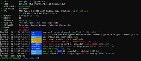 wsl gets error with xmrig · issue 2853 · xmrig xmrig · github
