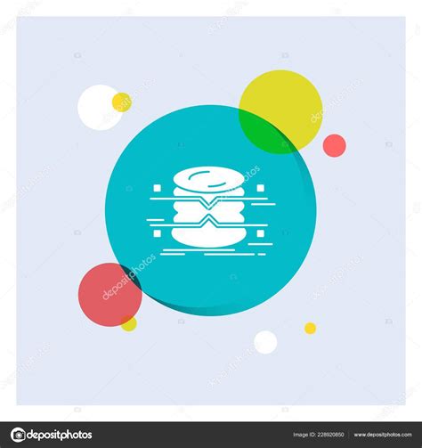 Database Data Architecture Infographics Monitoring White Glyph Icon