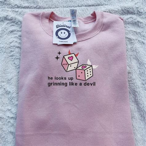 Cruel Summer Taylor Inspired Embroidered Crewneck Sweatshirt Distinct Threads