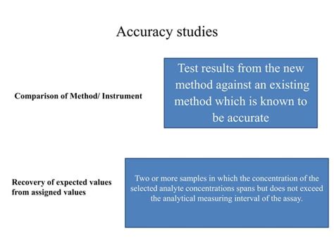Clinical Lab Method Validation Ppt Standardized Testing Educational Assessment