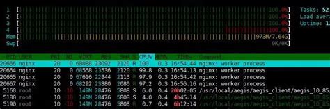 记一次nginx服务器cpu满荷载故障