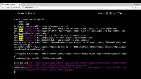 How To Install Node Red On Termux Youtube