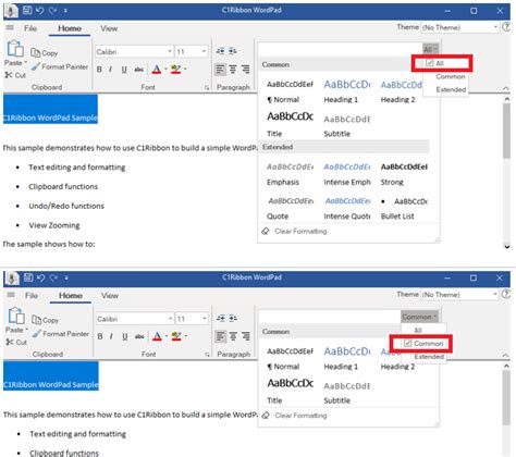 Office 365 Based Ribbon Control For Winforms Componentone