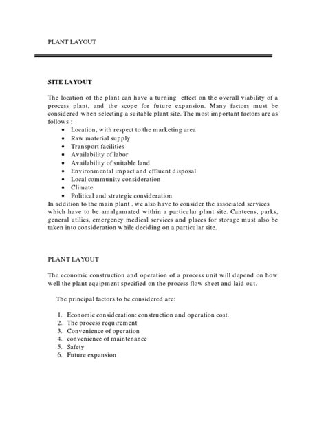 Ammonia Plant 2520locationandlayout Pdf Ammonia Exhaust Gas