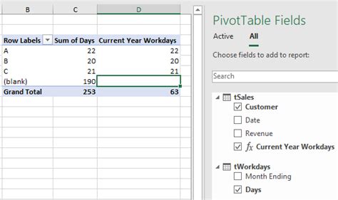 Excel Getting Workdays For The Year In Power Pivot Dax Stack Overflow