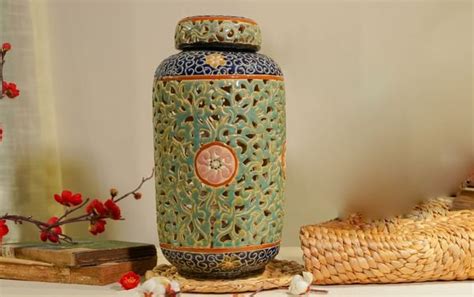 Bình Bí Lọng Xanh đồng Tròn H20 Cm Vuonnhagomvn