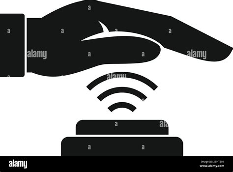 Palm Scan Authentication Icon Simple Illustration Of Palm Scan Authentication Vector Icon For