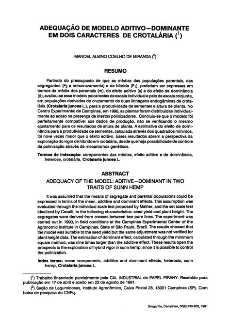 Pdf Adequacy Of The Model