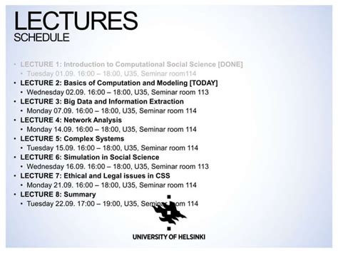 Basics Of Computation And Modeling Lecture 2 In Introduction To