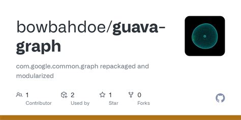Github Bowbahdoeguava Graphmongraph Repackaged And Modularized