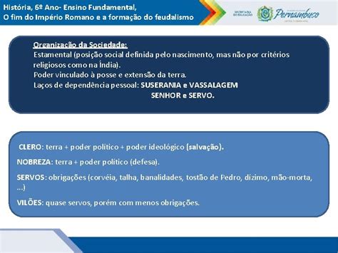 Histria Ensino Fundamental 6 Ano O Fim Do