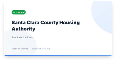 Santa Clara County Housing Authority Waiting List Status Section 8