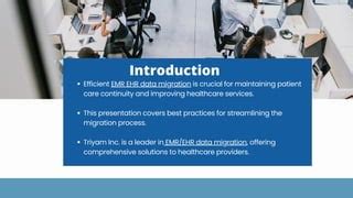 Best Practices For Efficient EMR EHR Data Migration Streamlining The Process For Improved