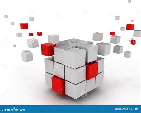 Abstract Cube Of Business Structure Stock Illustration Illustration Of Cube Corporate