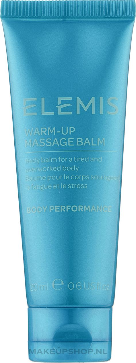 Elemis Warm Up Massage Balm Warming Body Massage Balm Makeupshopnl