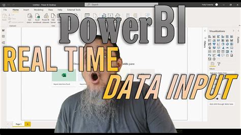 Power Bi Real Time Data Input Youtube