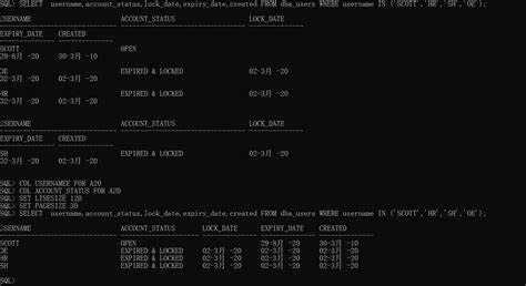 进入SQL Plus环境 常用命令 一只小毛球 博客园
