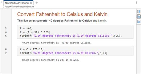 Live Code File Format M Matlab And Simulink
