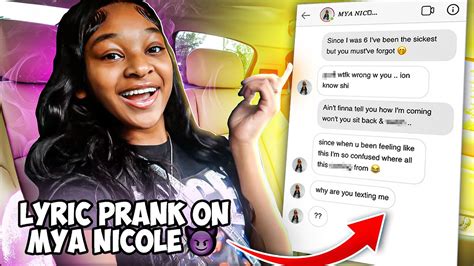 Vlogmas Day 2 Lyric Prank On Myanicole Youtube