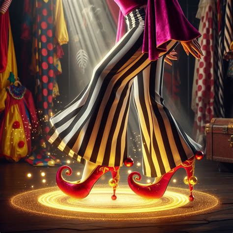 Walking In Bedazzling Jester Heels By Clowncircusbufon On Deviantart