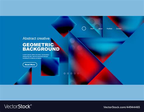 Triangle Abstract Background Royalty Free Vector Image
