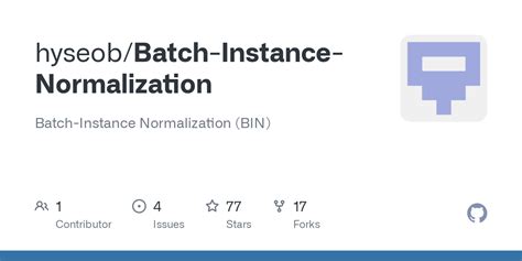 Github Hyseobbatch Instance Normalization Batch Instance