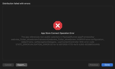 Webview Flutter IOS Fail To Upload IOS App Via XCode Issue Flutter Flutter GitHub