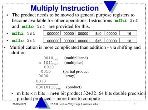 Ppt Computer Arithmetic Lecture 9 Powerpoint Presentation Free