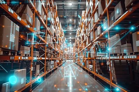 Efficient Automated Warehouse System Optimizing Supply Chain And Logistics Management Processes