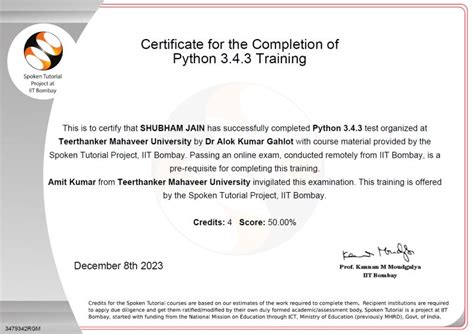 Python Iitbombay Certification Programming Continuouslearning