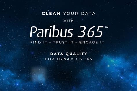 Crm Dynamics365 Dataquality Datadeduplication Paribus 365