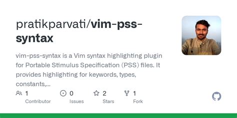 Github Pratikparvativim Pss Syntax Vim Pss Syntax Is A Vim Syntax