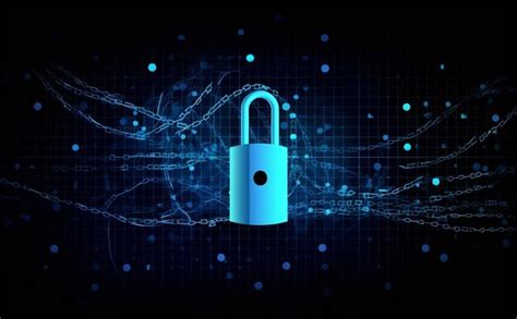 Premium Ai Image Technology Information Security System Protection Digital Cyber Lock Network