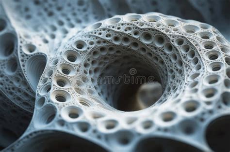 Fractal Patterns Revealing Infinite Recursion In Mesmerizing Abstract Geometric Design Stock