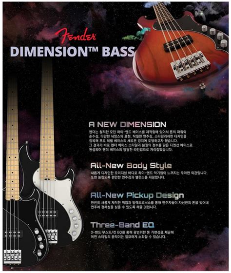 펜더 아메리칸 디멘션 베이스 디럭스 5현 Fender Dimension 중고악기 뮬