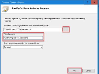 Implement CA Signed Certificates In A CCE Solution Cisco
