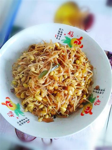 炒豆芽菜家常 炒豆芽家常 大山谷图库