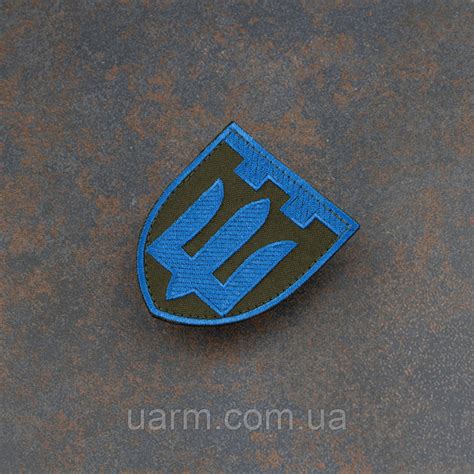 Купить Шеврон Тризуб ТРО олива синий цена 49 ₴ — Prom Ua Id 1708275286