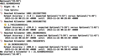 Swift Healthkit Running Splits In Kilometres Code Inaccurate Why Stack Overflow