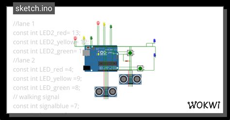 Sam With Ultrasonic Wokwi Arduino And Esp32 Simulator