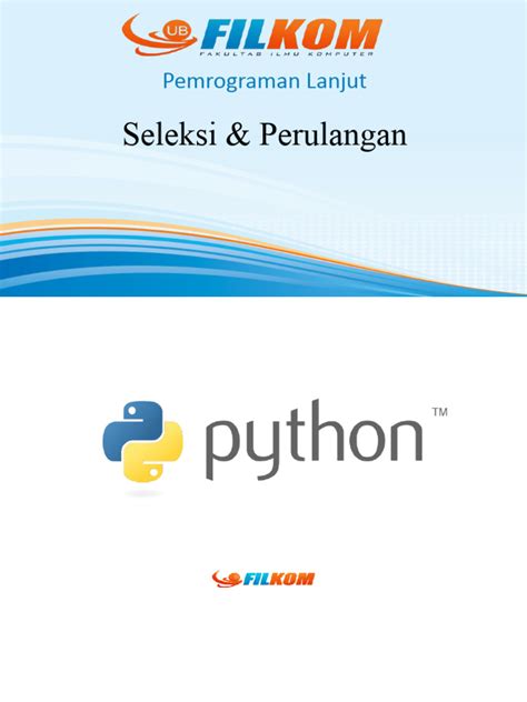 03 Seleksi Dan Loop Pl Pdf